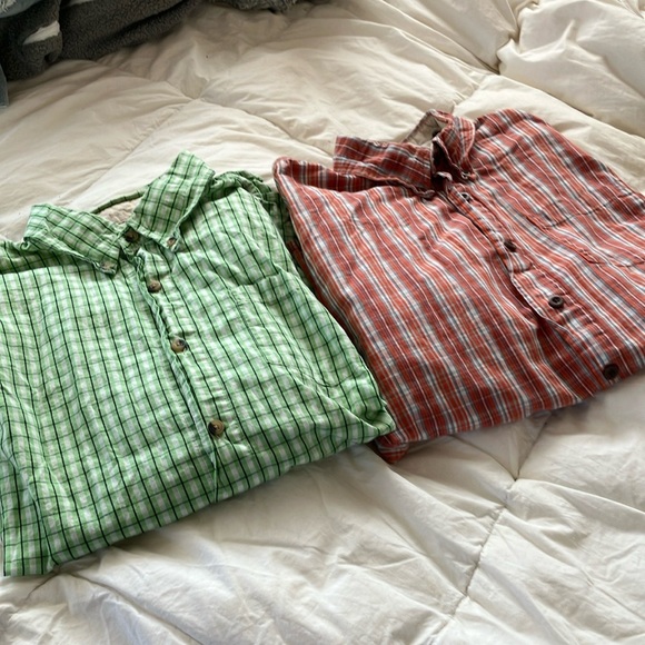 Wrangler | Shirts | Wrangler Mens Red And White Checkered Shirt | Poshmark